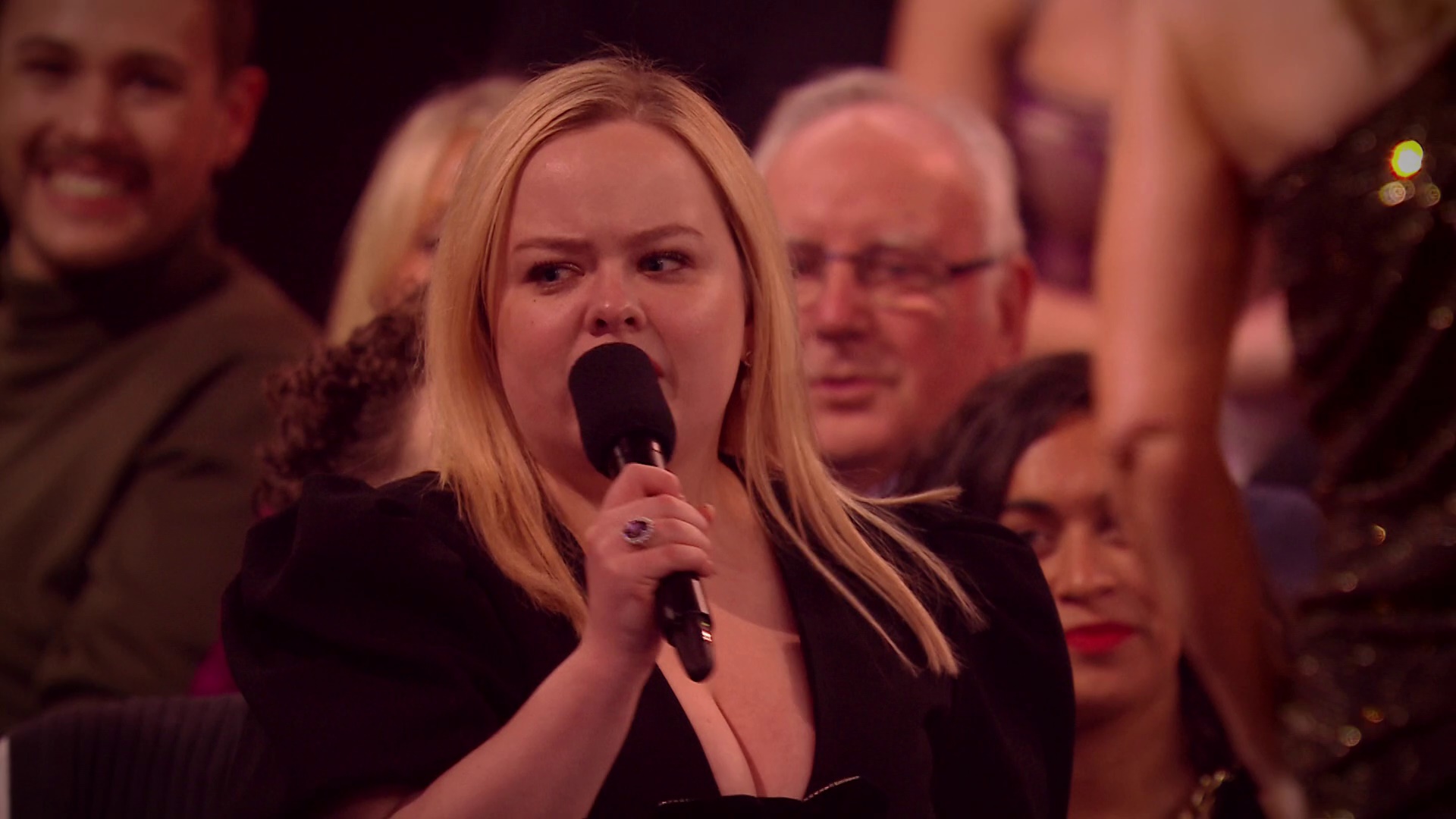 Screencaps - AAWK 0064 - The Dazzling Nicola Coughlan